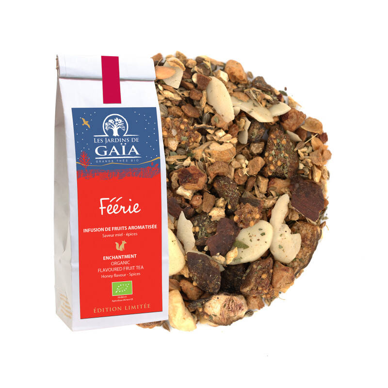 Organic fruit tea with honey and spices - Féerie