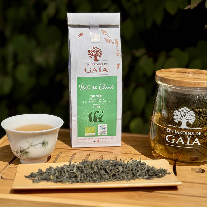 Organic Chinese green tea - Chun Xiang - Spring scents