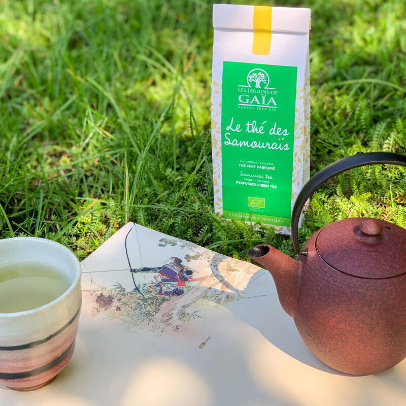 Green tea with ginger and verbena - Samurai tea